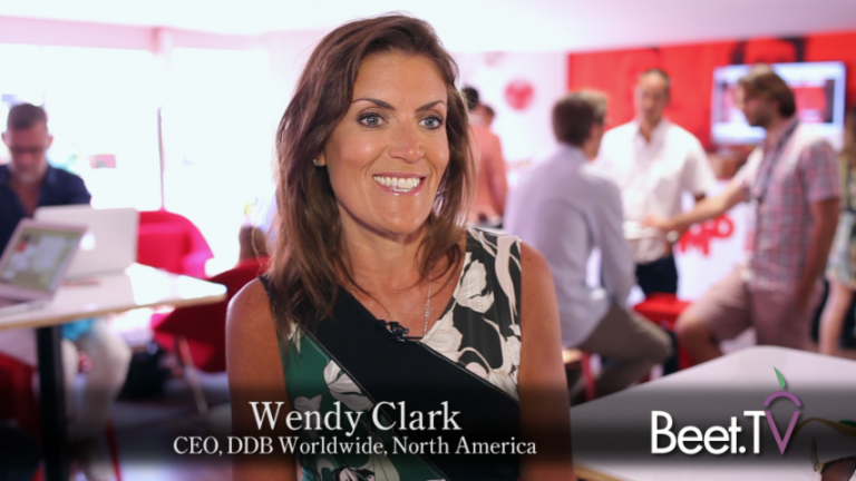 DDB’s Wendy Clark: Intelligent Data is Key – Beet.TV
