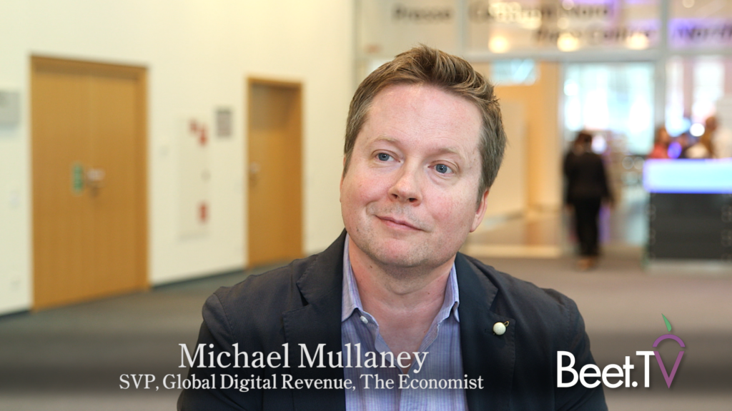 The Economist’s Mullaney Plans Post-GDPR Audio Increase – Beet.TV